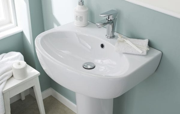 How to Fit a Basin and Pedestal | Big Bathroom Inspiration