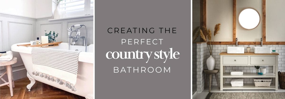 How To Create The Perfect Country-Style Bathroom | Big Bathroom Inspiration
